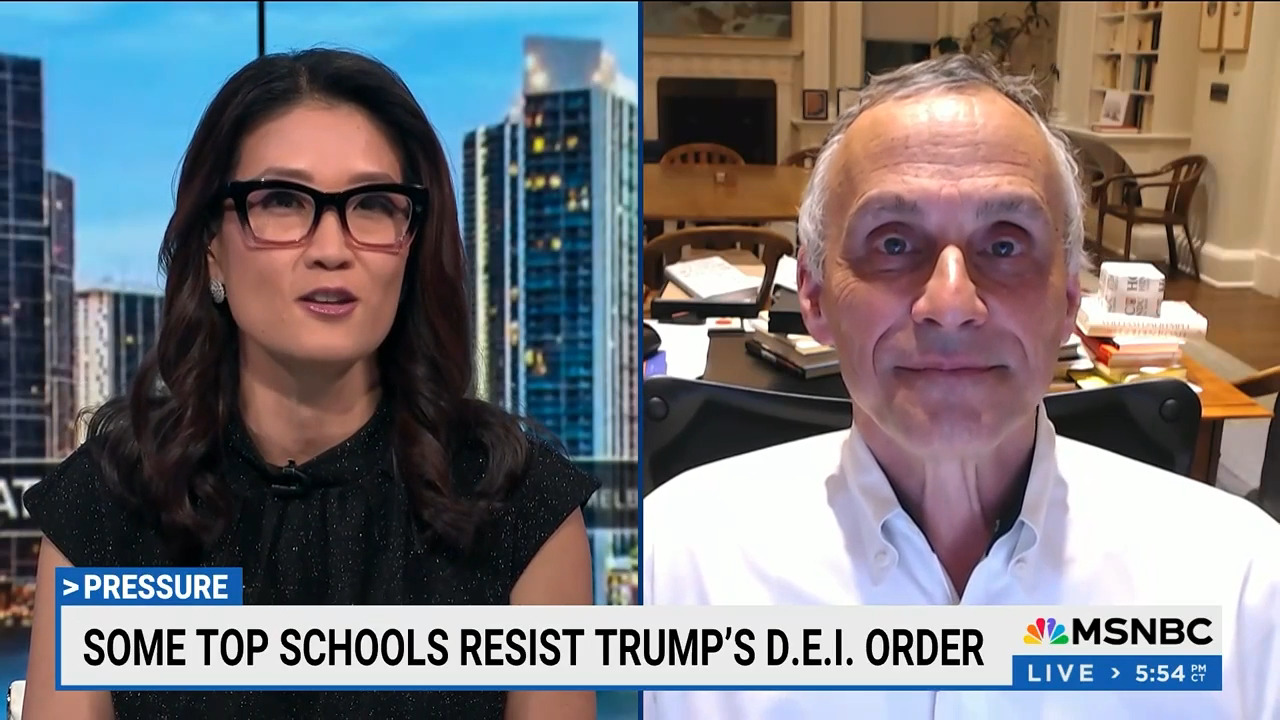 President Michael S. Roth on MSNBC