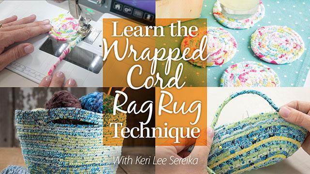 Learn the Wrapped-Cord Rag Rug Technique Class | Annie's Attic