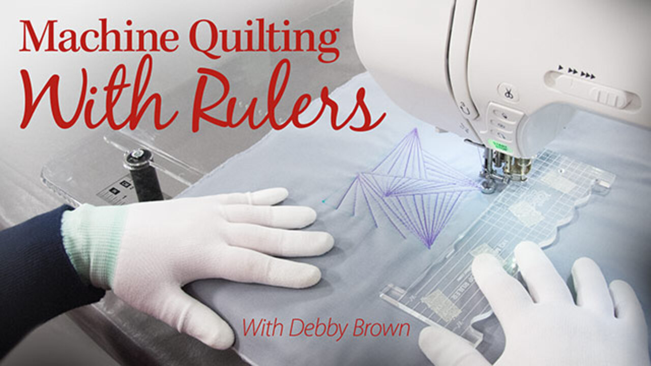 Machine Quilting With Rulers Class | Annie's Attic