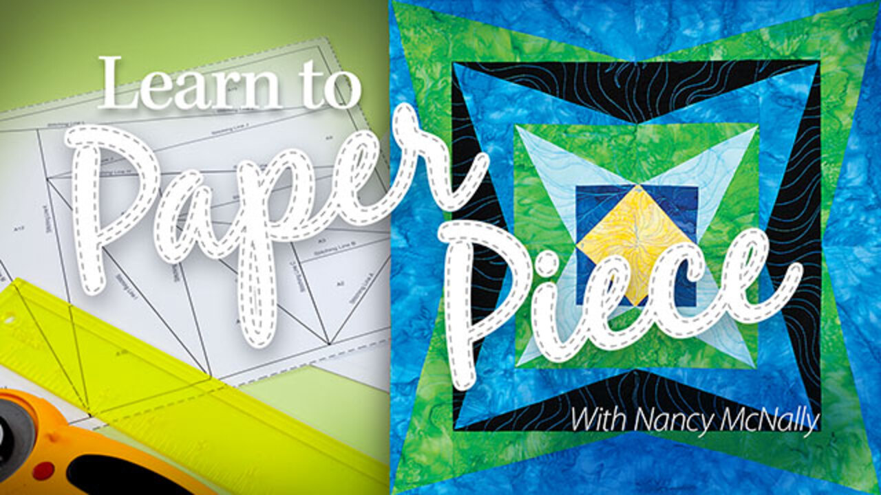 Learn to Paper Piece Class | Annie's Attic
