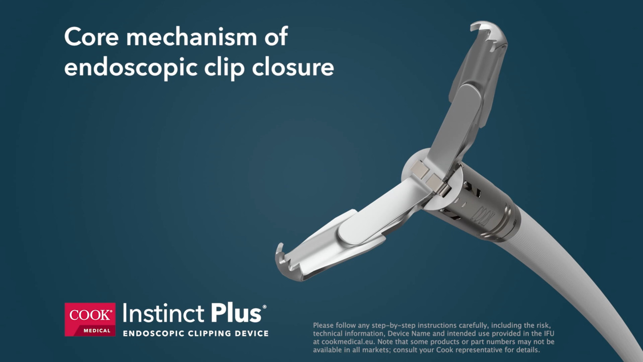 Instinct Plus® Endoscopic Clipping Device | Cook Medical