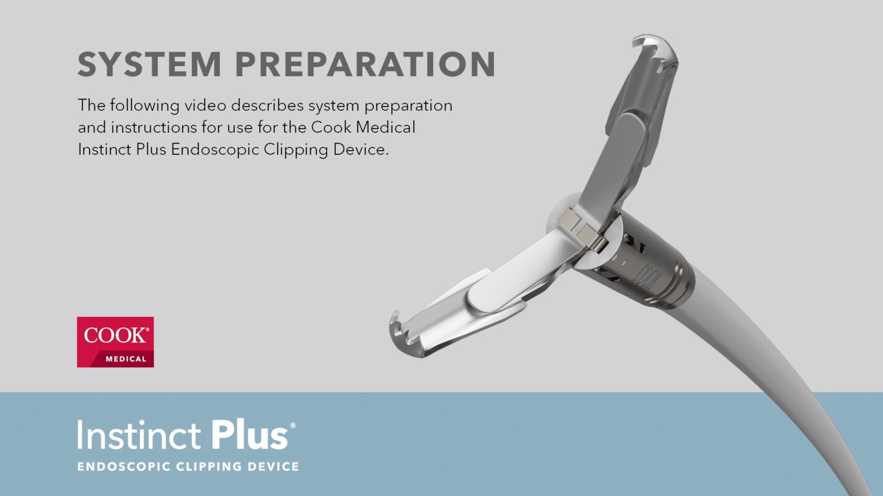 Instinct Plus® Endoscopic Clipping Device | Cook Medical