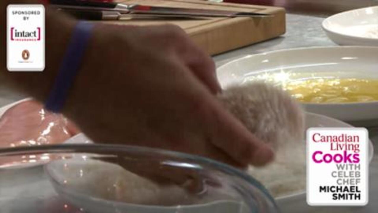 Canadian Living Cooks with Chef Michael Smith! - Breading Chicken & Real Food Philosophy ...