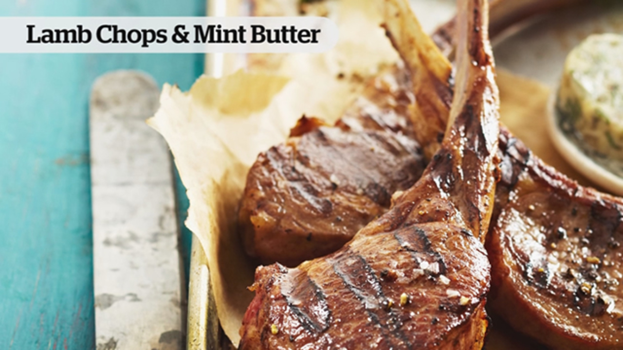 How to make Peppered Lamb Chops with Mint Butter | Canadian Living