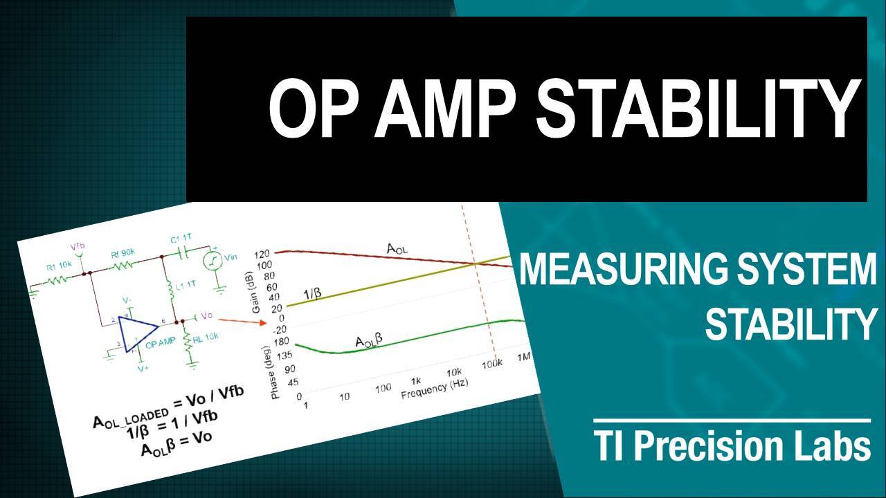Operational amplifier stability analysis minitab