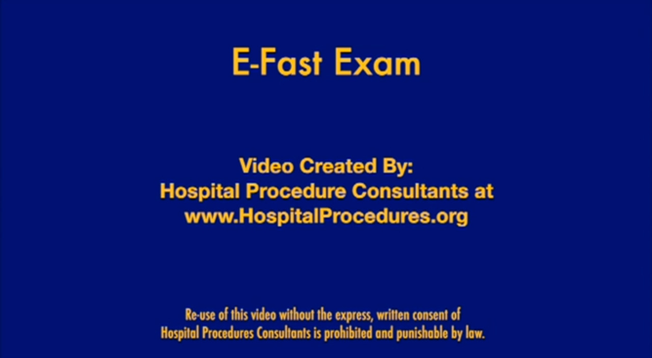 How To Do E-FAST Examination - Critical Care Medicine - MSD Manual ...