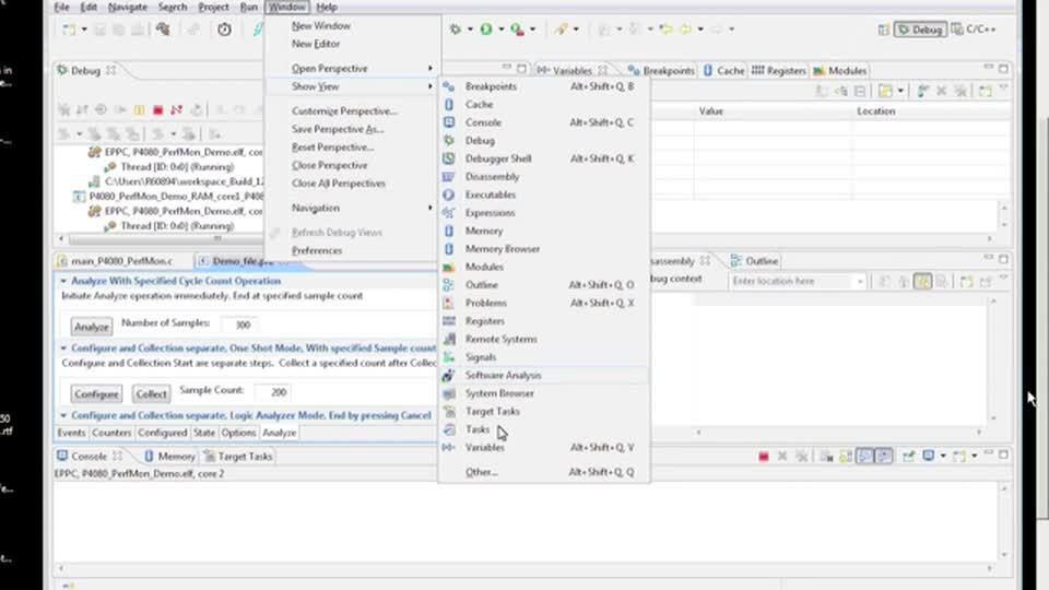 CodeWarrior Advanced Performanc Analysis Tools - Demo - NXP Community