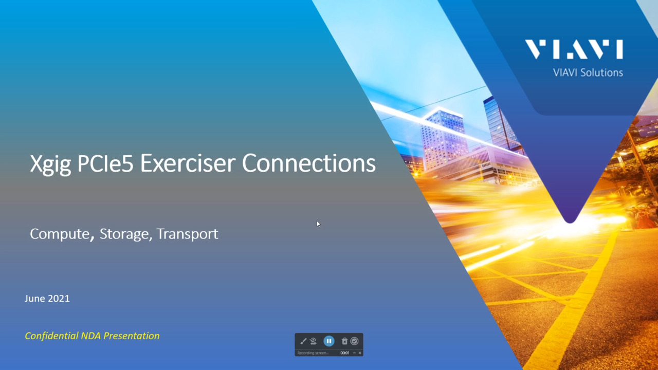 Xgig PCIe5 Exerciser Connections - Lab & Production - VIAVI Video ...