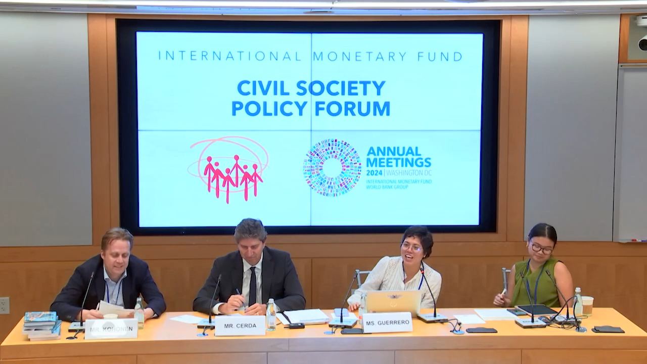 IMF Videos - Civil Society Policy Forum: Financing Care Economies through Progressive Taxation ...
