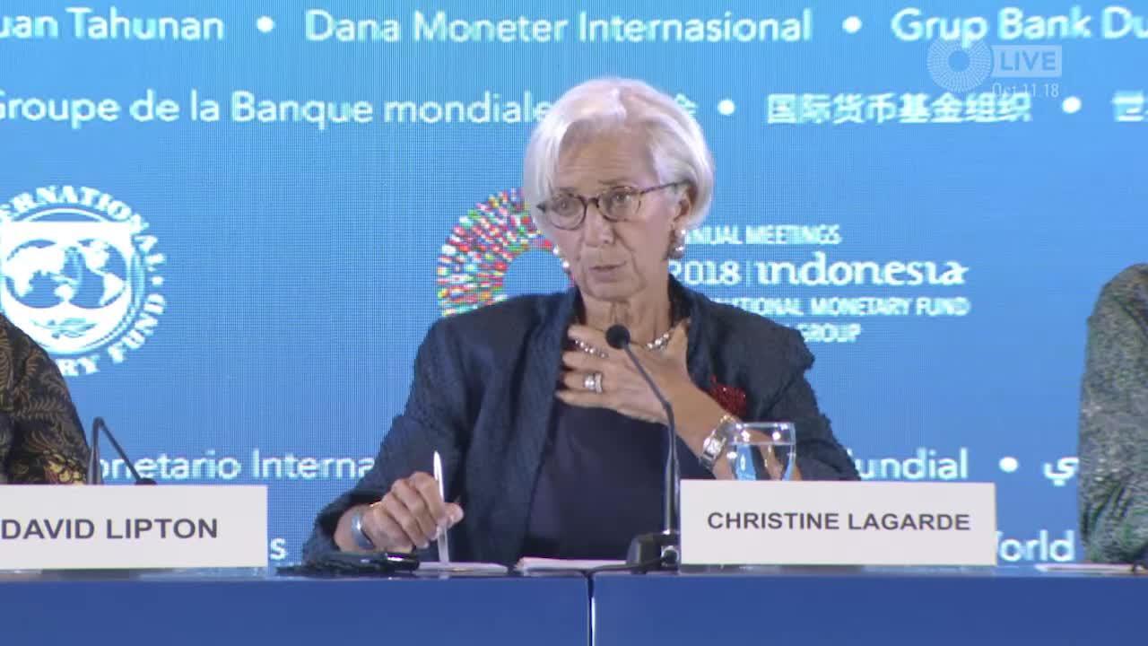 IMF Videos - FRENCH: IMF Managing Director Press Conference