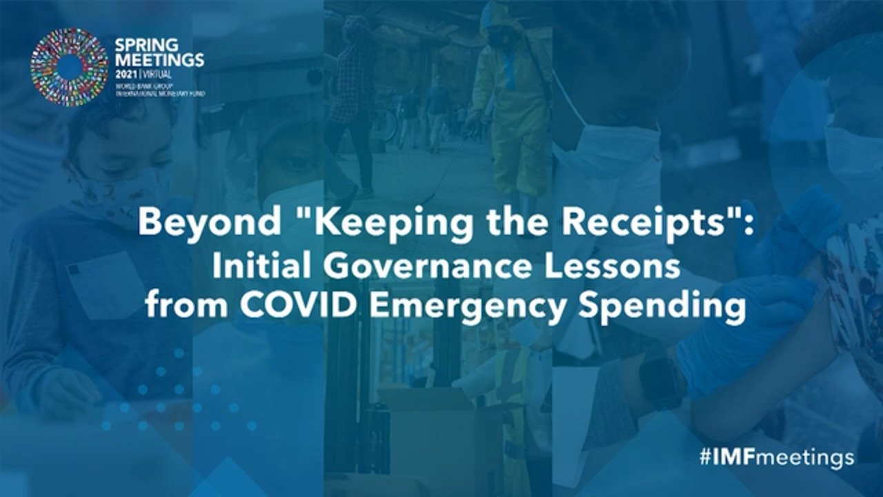 IMF Videos - Beyond Keeping the Receipts: Initial Governance Lessons ...