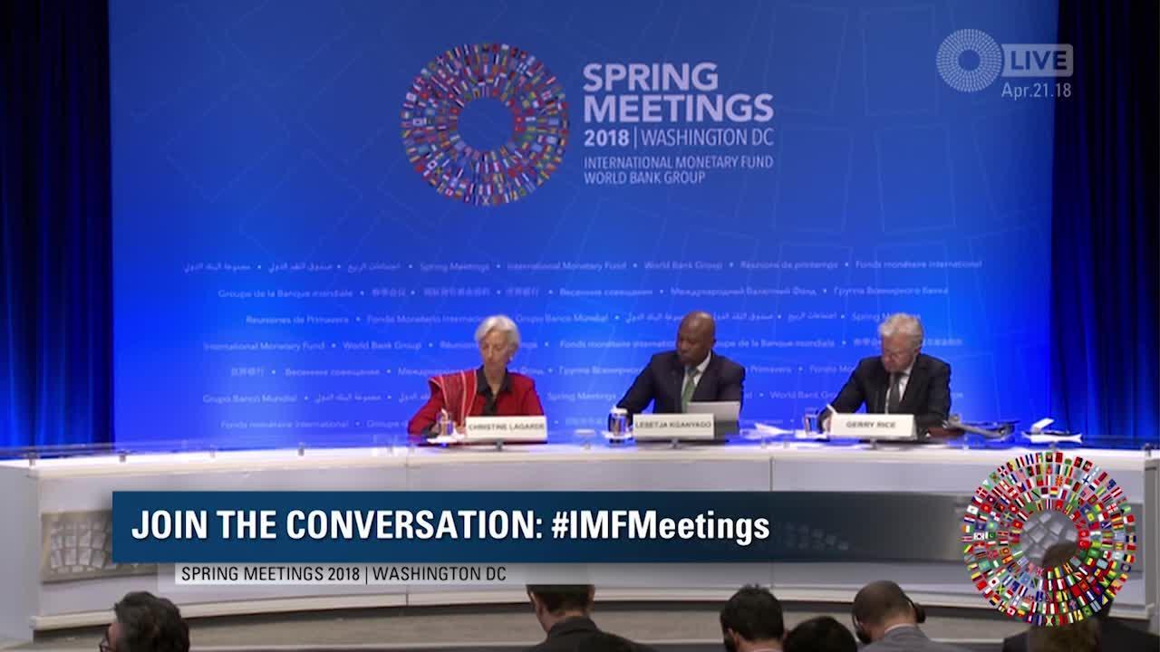 IMF Videos - FRENCH: IMFC Press Conference