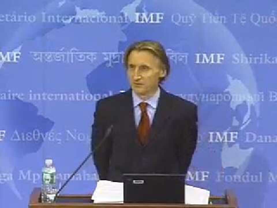 IMF Videos - Press Briefing by David Hawley, Senior Advisor, External Relations Department, IMF
