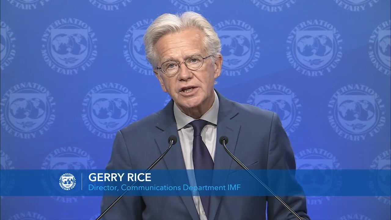IMF Videos - Press Briefing by Gerry Rice, Director, IMF Communications ...