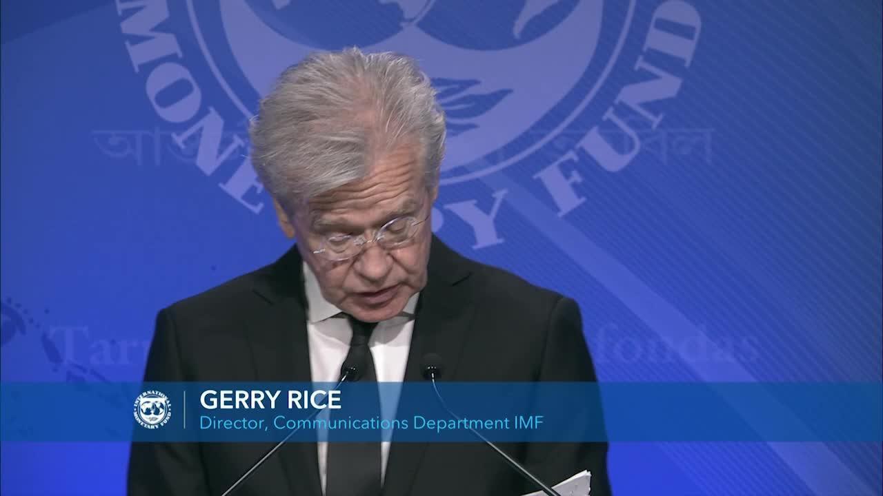 IMF Videos - Conferencia de Prensa de Gerry Rice, Director ...