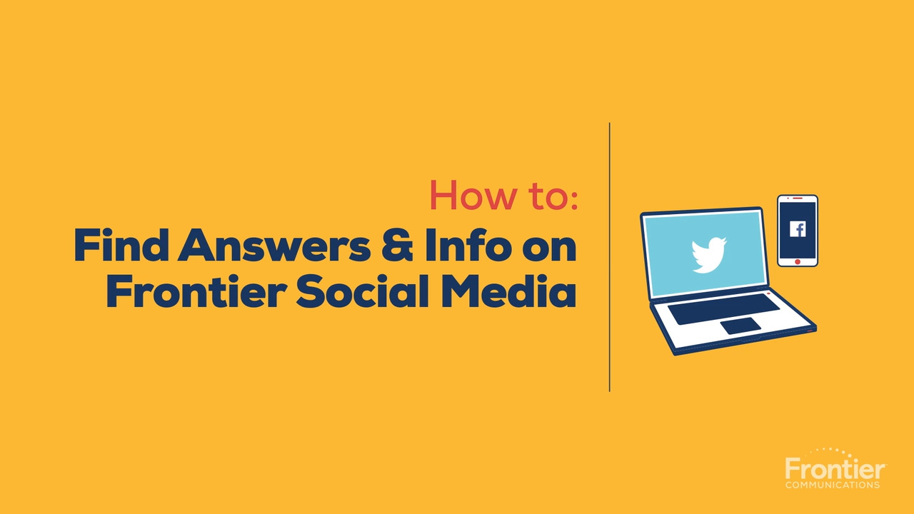 How To Create Your Frontier ID - Account - Frontier Communications ...