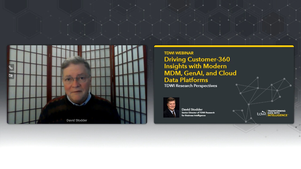 Driving Customer-360 Insights with Modern MDM, GenAI, and Cloud Data ...