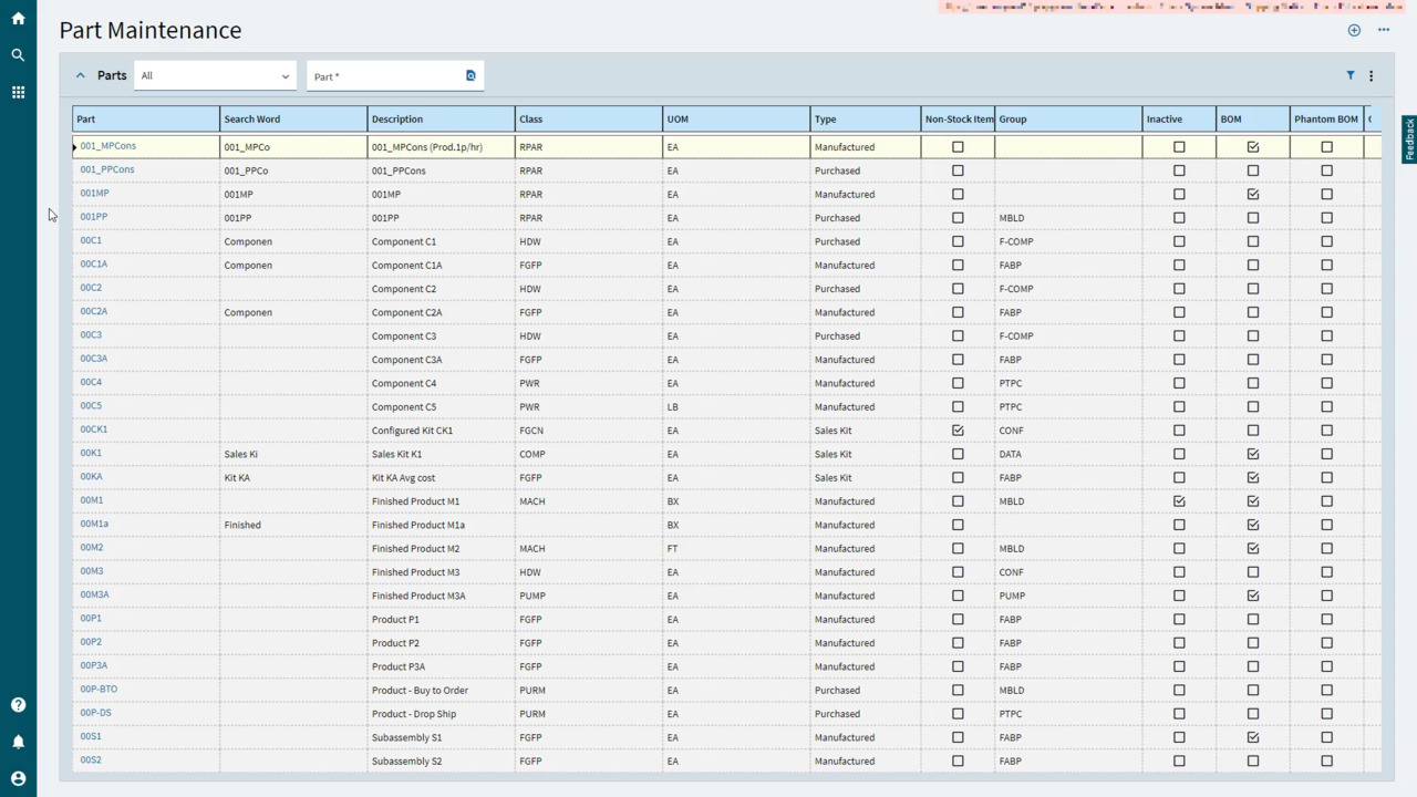 Reordering Columns In A Grid Epicor ERP Knowledge On Demand