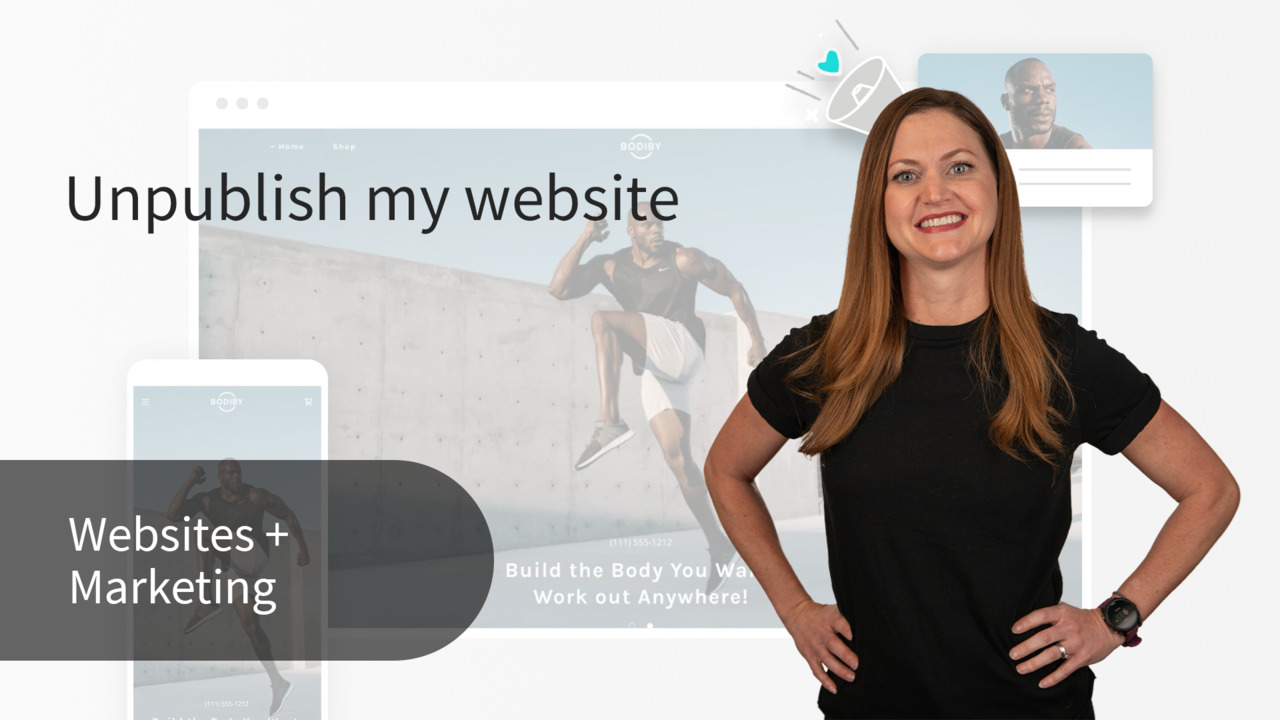 GoDaddy Help Center - How-To Video - Unpublish my website