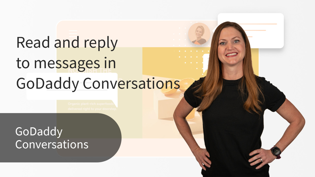 GoDaddy Help Center - How-To Video - Read and reply to messages in ...