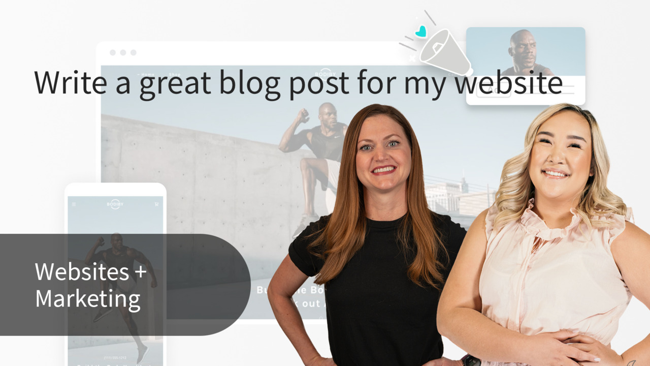 GoDaddy Help Center - How-To Video - Write a great blog post for my website