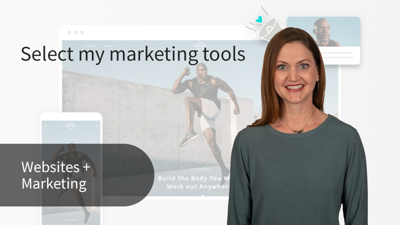 GoDaddy Help Center - How-To Video - Select my marketing tools