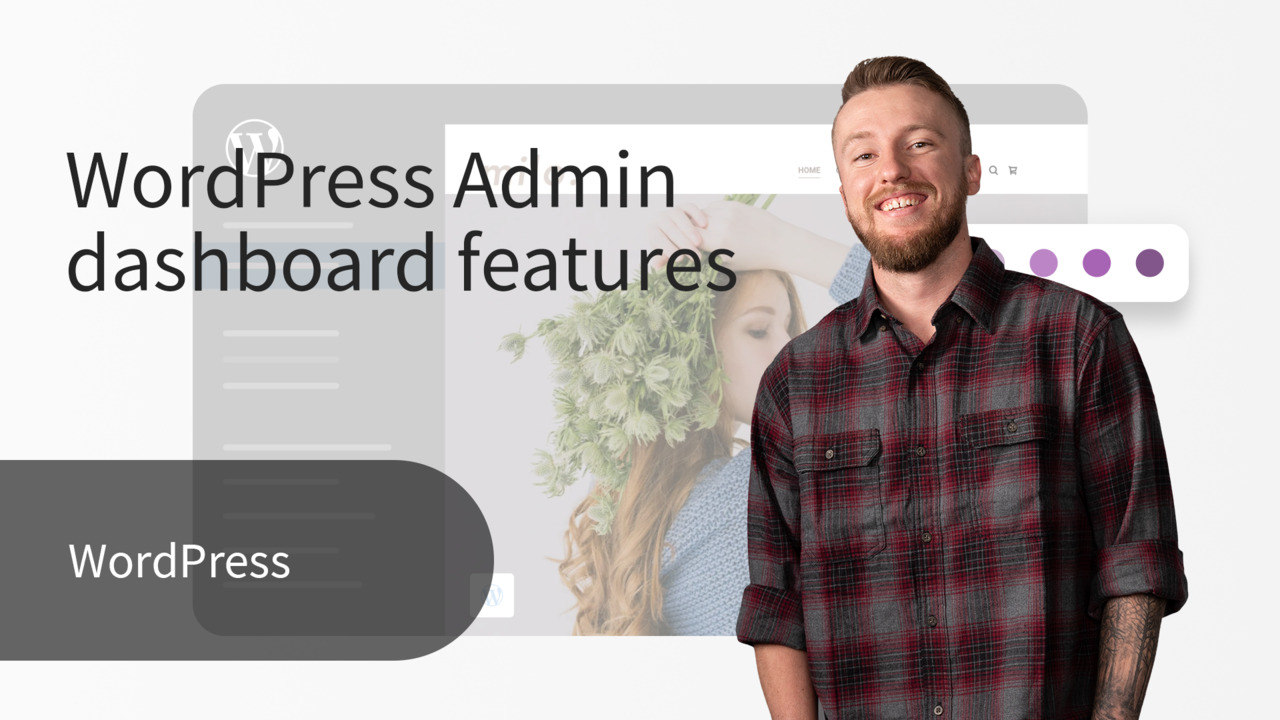 GoDaddy Help Center - How-To Video - WordPress Admin dashboard features