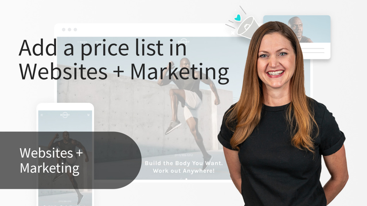 GoDaddy Help Center - How-To Video - Add a price list in Websites ...