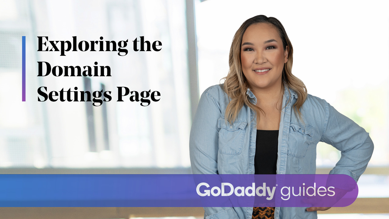 GoDaddy Help Center - How-To Video - Exploring the Domain Settings Page