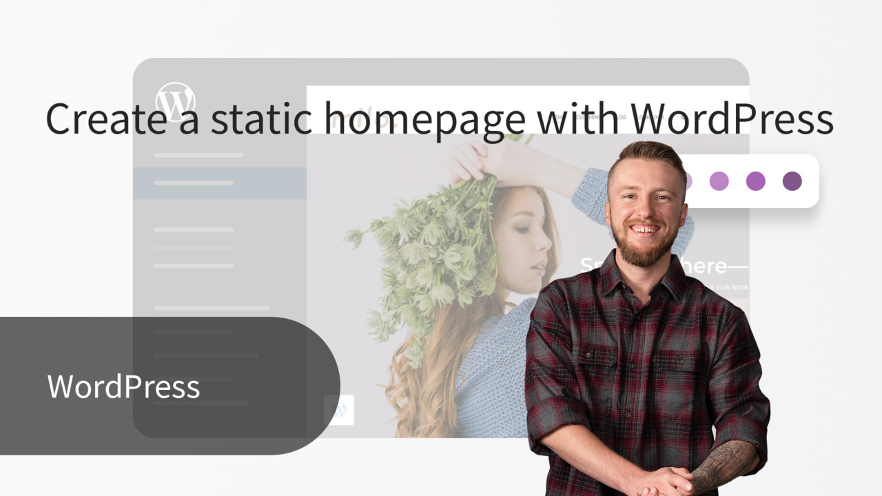 GoDaddy Help Center - How-To Video - Create a static homepage with ...