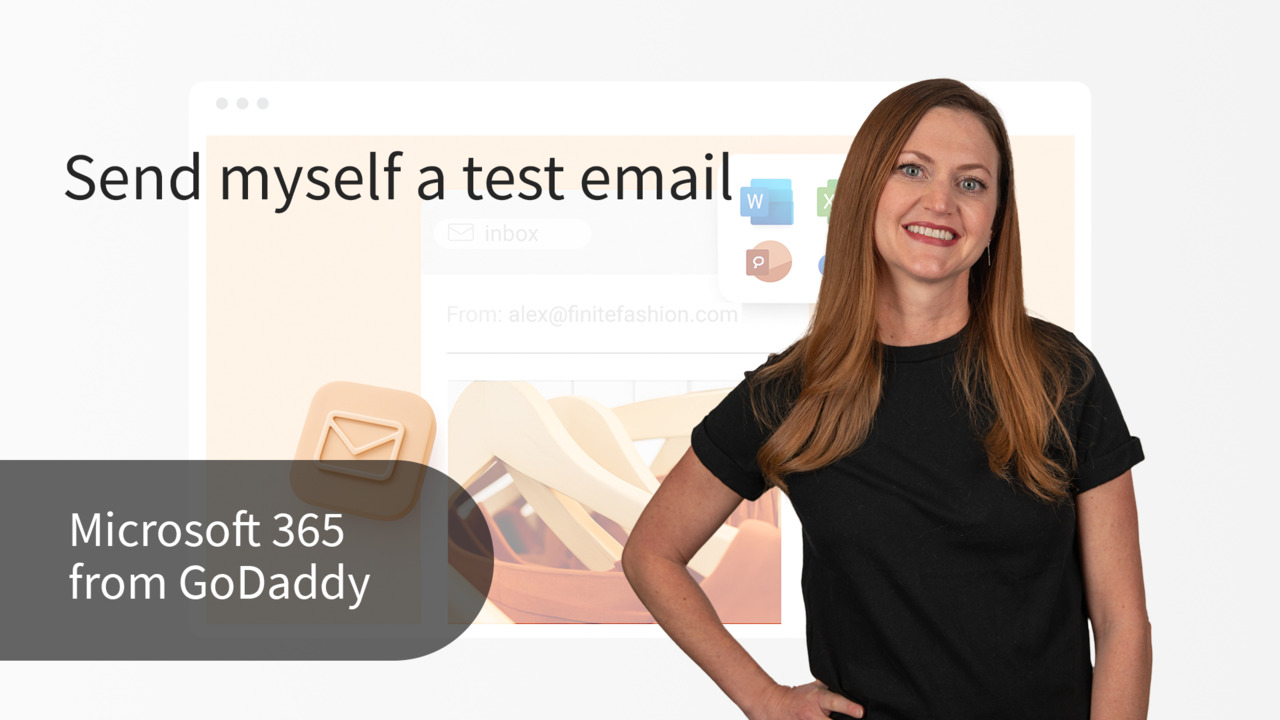 GoDaddy Help Center - How-To Video - Send myself a test email