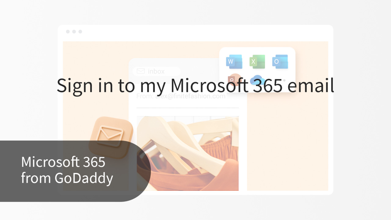 GoDaddy Help Center - How-To Video - Sign in to my Microsoft 365 email