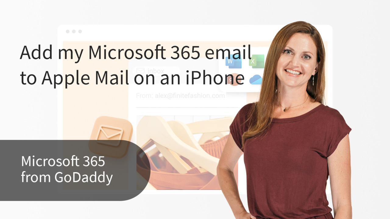 GoDaddy Help Center - How-To Video - Add my Microsoft 365 email to ...