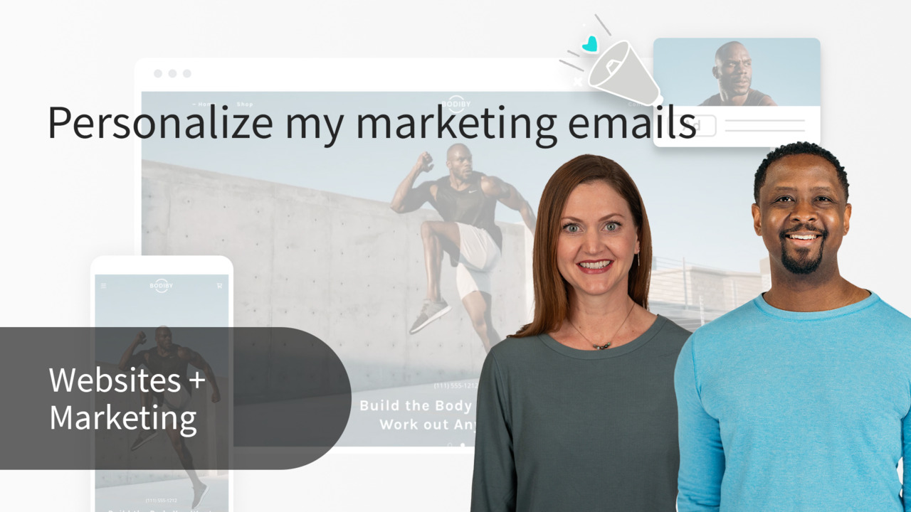 GoDaddy Help Center - How-To Video - Personalize my marketing emails
