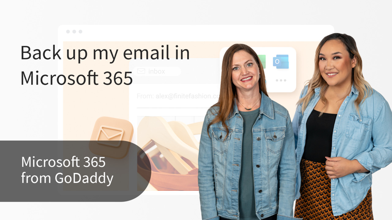 GoDaddy Hjælpecenter – Sådan gør du-video – Sikkerhedskopiér min e ...