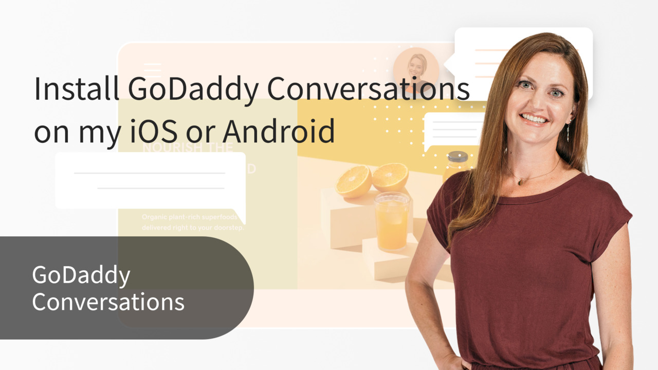 GoDaddy Help Center - How-To Video - Install GoDaddy Conversations on ...