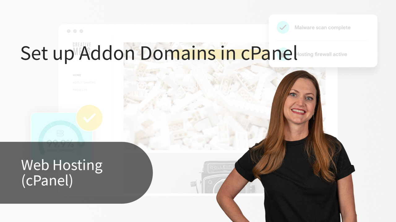 GoDaddy Help Center - How-To Video - Set up Addon Domains in cPanel