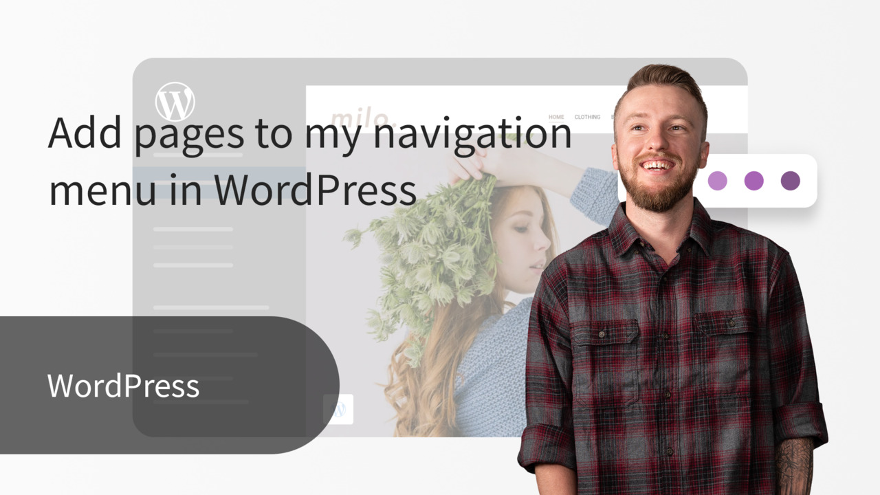GoDaddy Help Center - How-To Video - Add pages to my navigation menu in ...