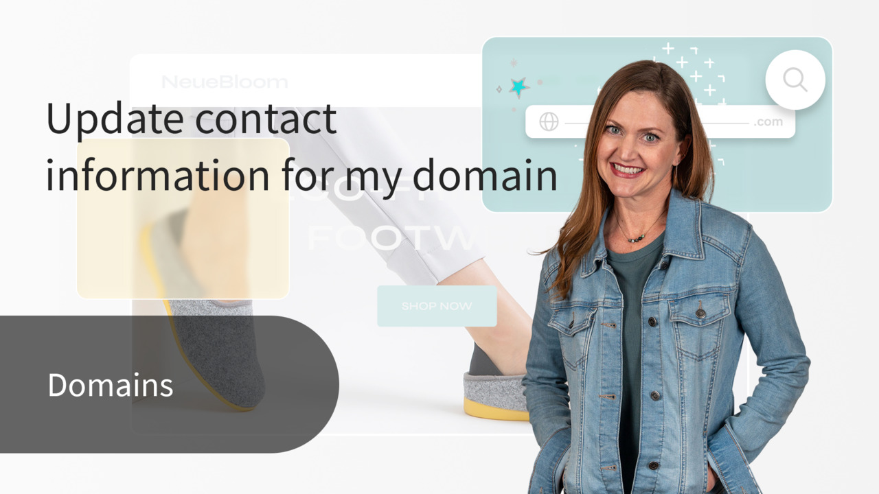 GoDaddy Help Center - How-To Video - Update contact information for my ...