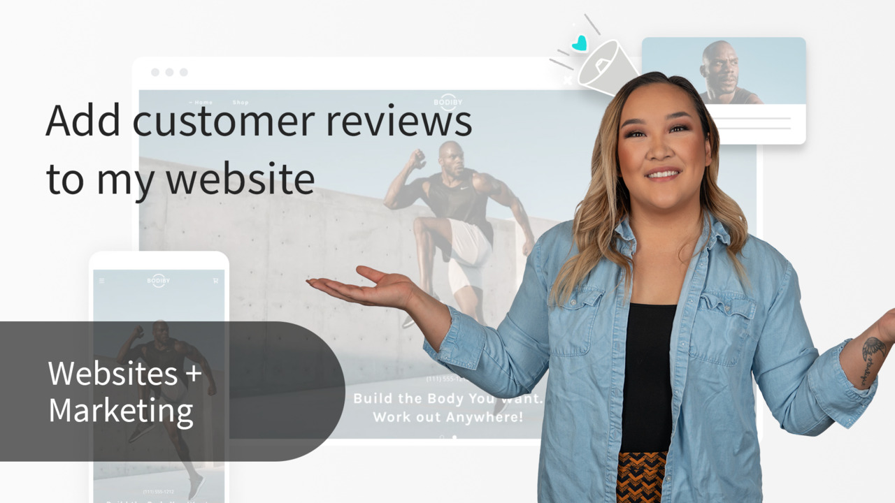 GoDaddy Help Center - How-To Video - Add customer reviews to my website