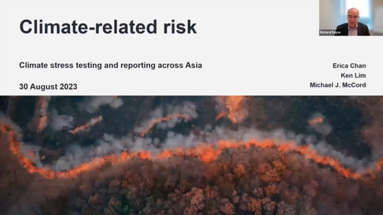 Climate stress testing and reporting across Asia