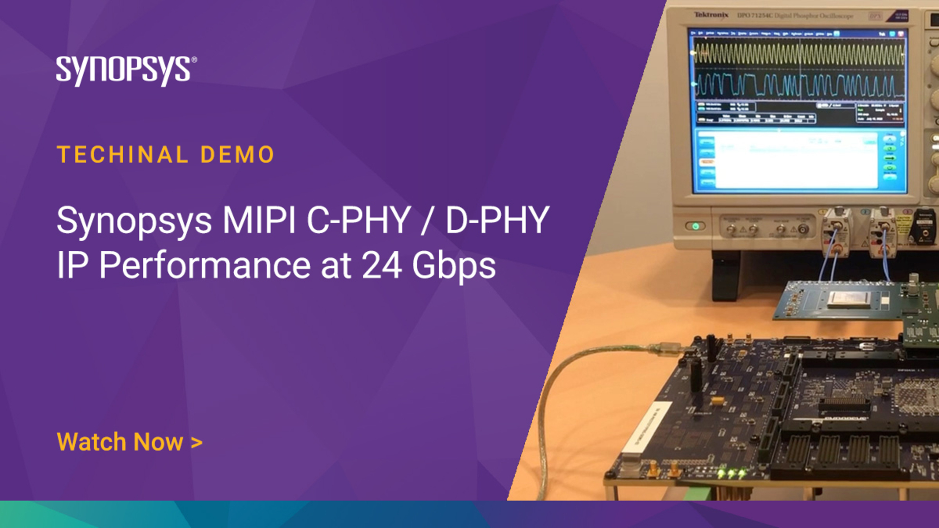 产品演示:DesignWare MIPI C-PHY/D-PHY IP 在 24 Gbps速率下的性能 - 新思科技 (Synopsys ... 产品演示:DesignWare MIPI C-PHY/D-PHY IP 在 24 Gbps速率下的性能 - 新思科技 (Synopsys ...