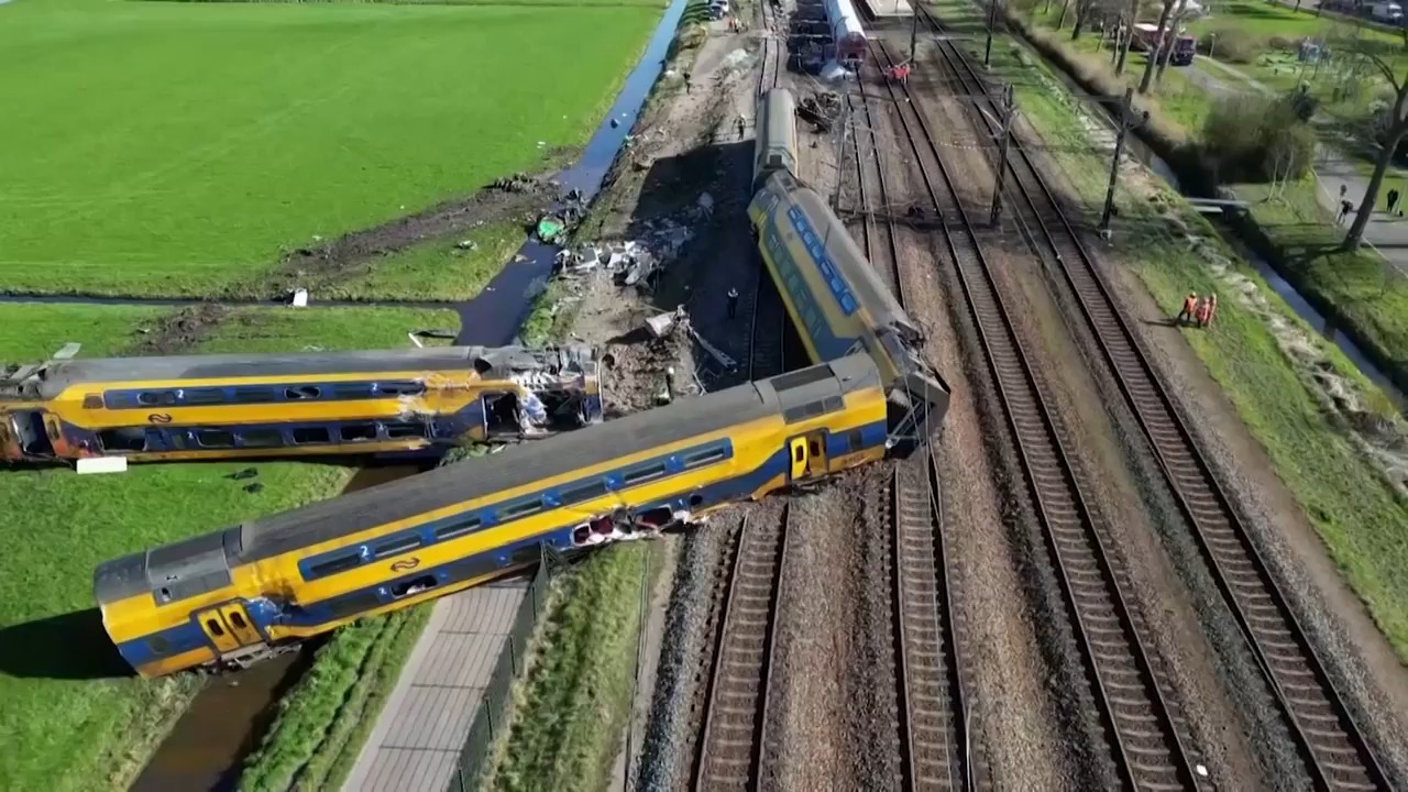 Netherlands train crash kills one person, injures more than a dozen others