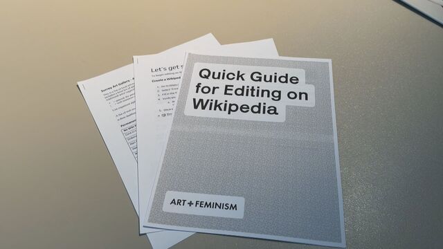 Wikipedia Edit-A-Thon aims to reverse erasure of female, racialized artists