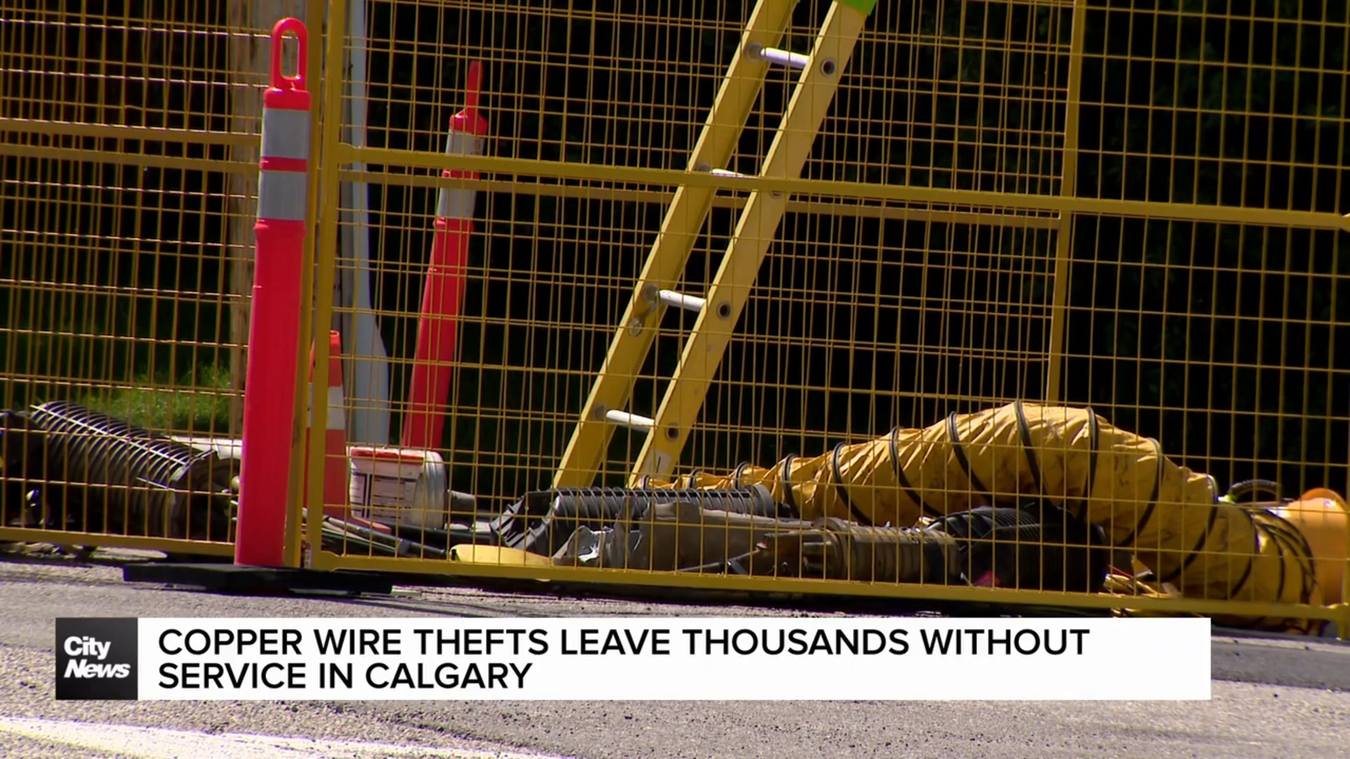 Copper wire thefts leave thousands without service in Calgary