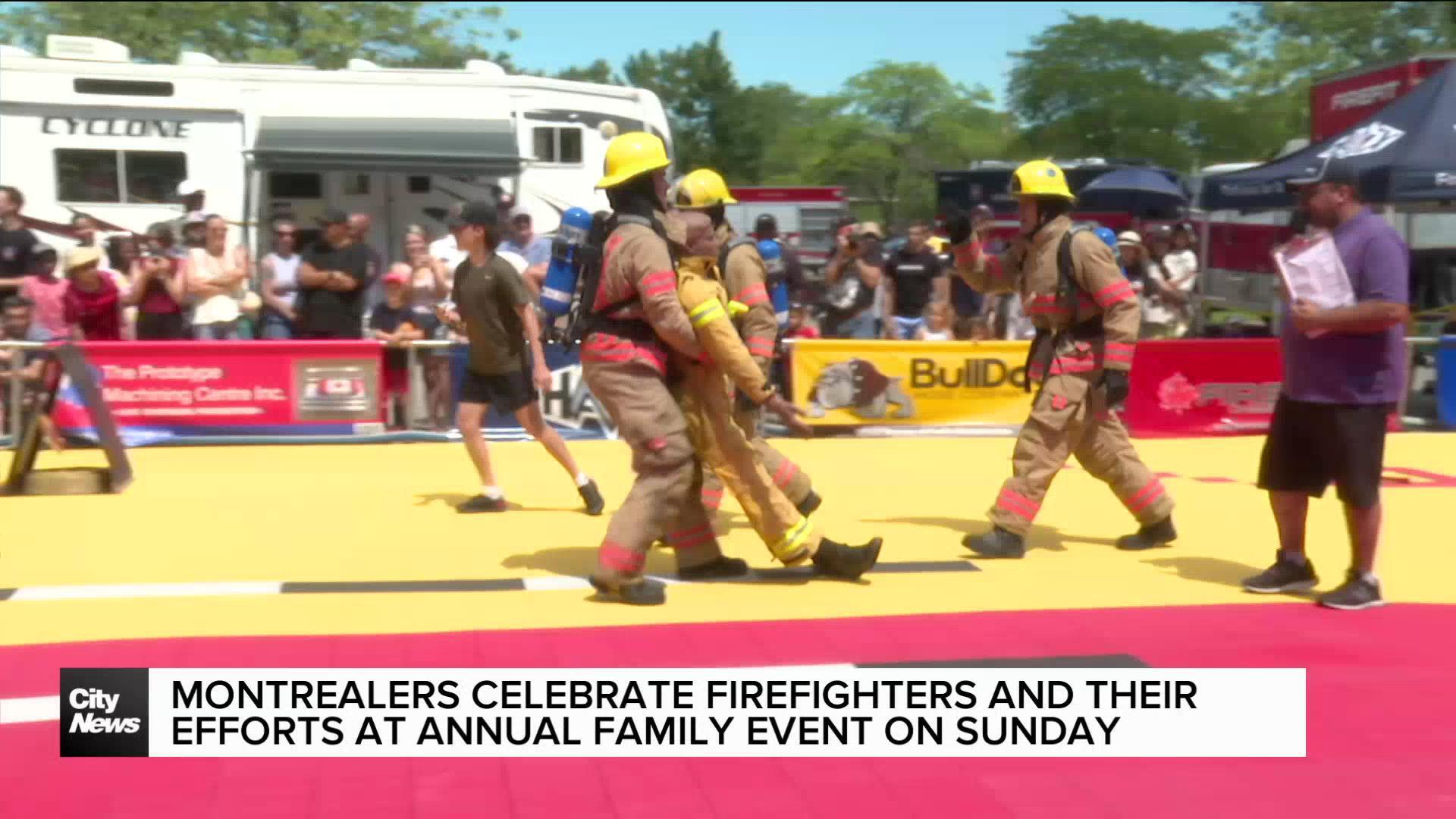 Montreal celebrates Canadian firefighters at annual event