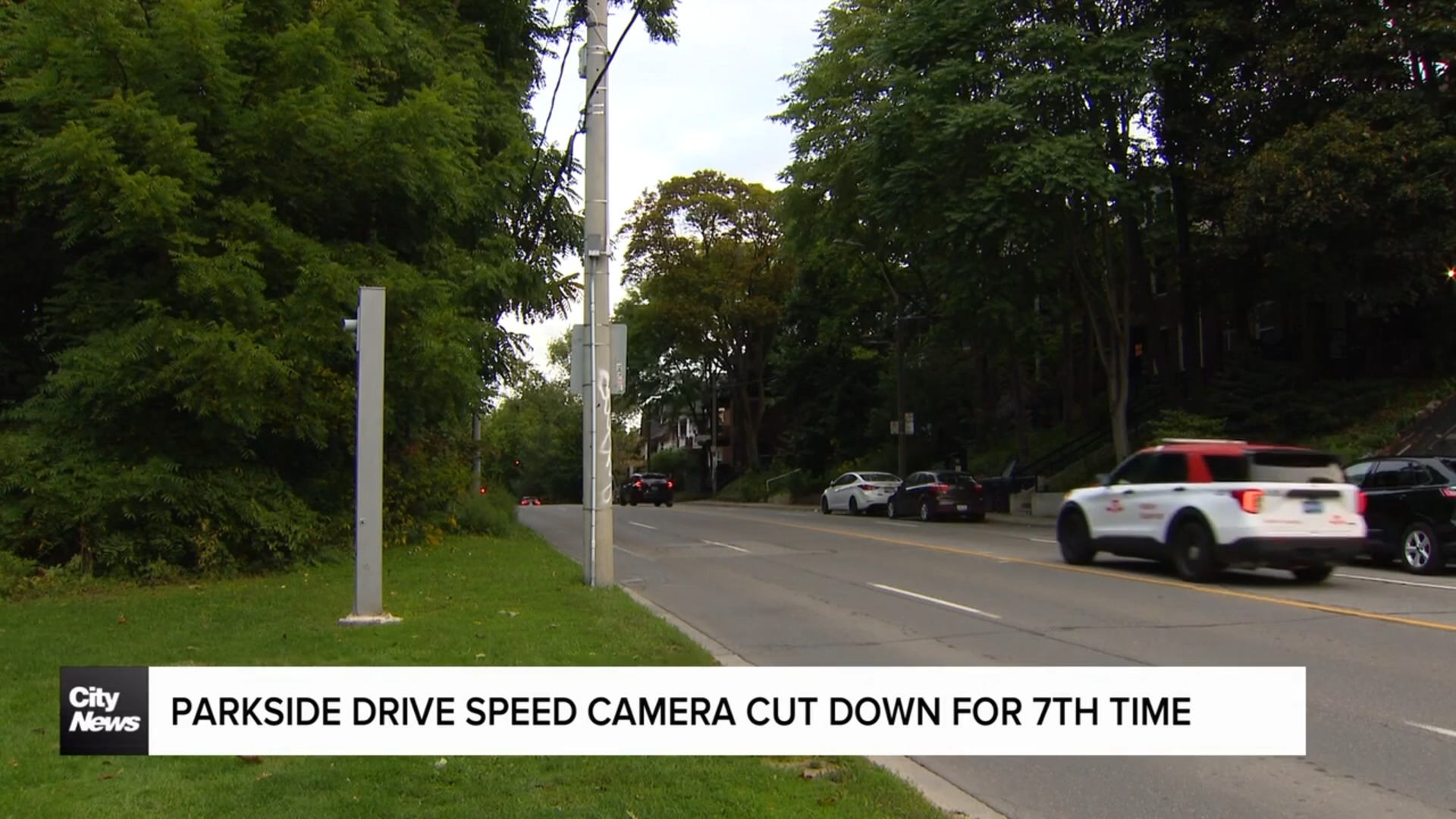 Parkside Drive speed camera cut down once again