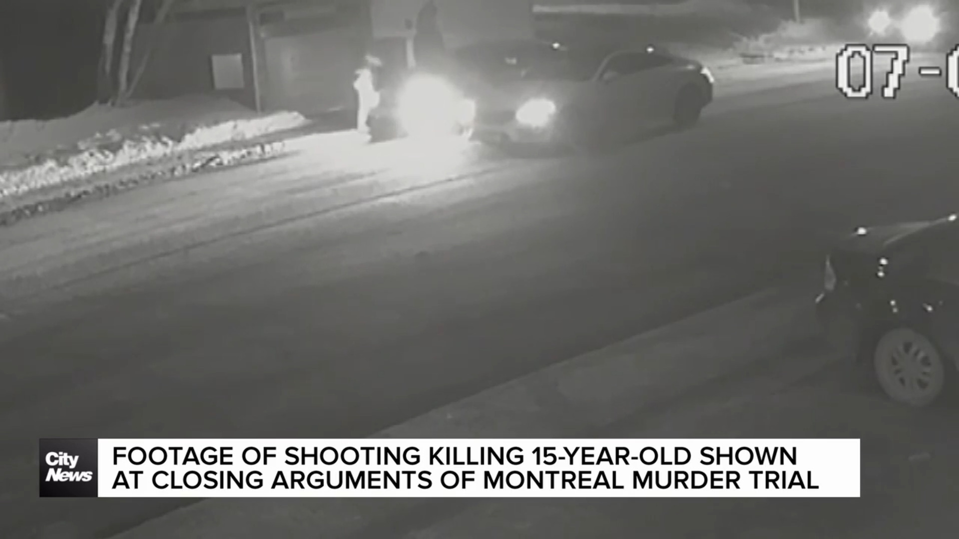 Video of shooting killing 15-year-old shown at Montreal murder trial