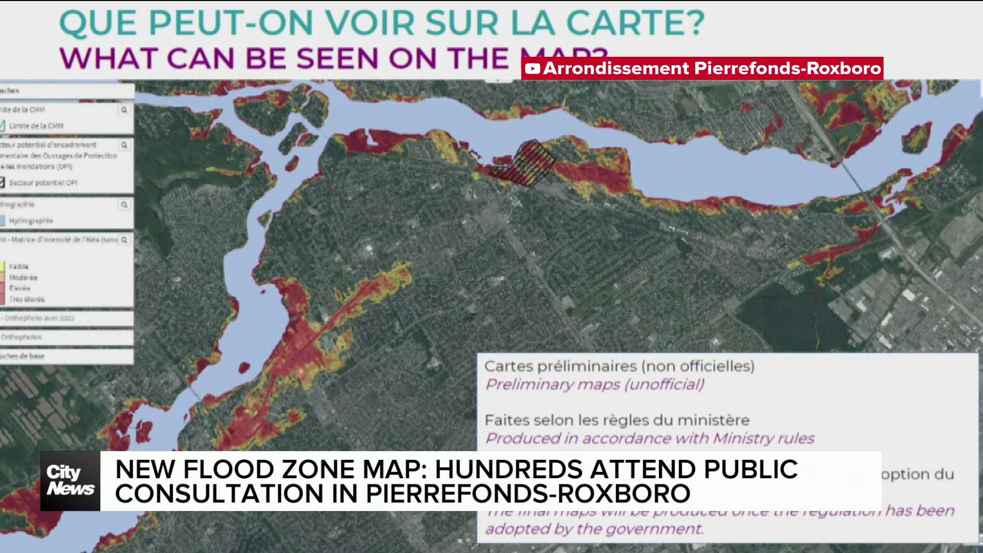 Residents of Pierrefonds-Roxboro voice concern about the new flood risk map
