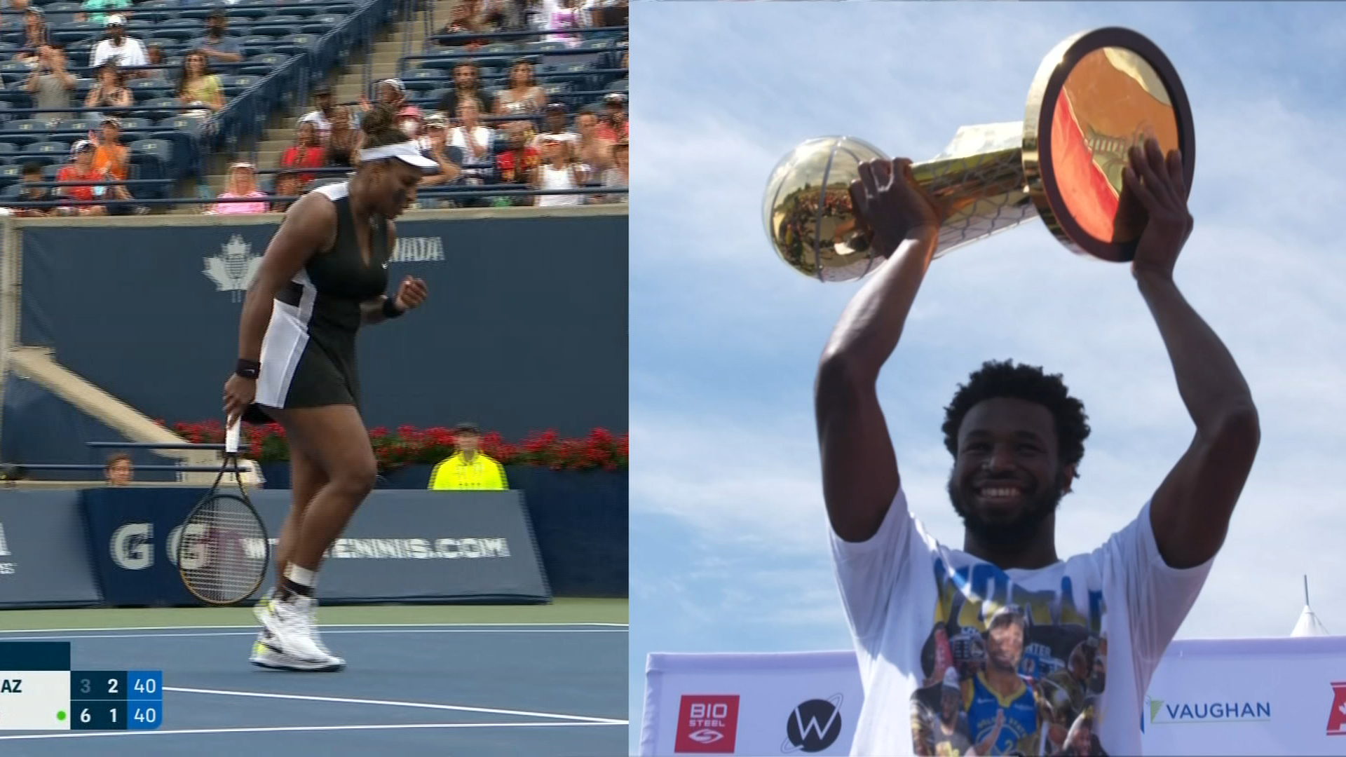 Wiggins, Williams inspiring kids across Canada